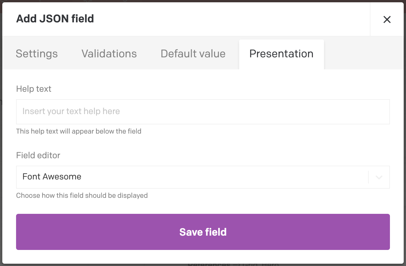 Font Awesome - Plugins — DatoCMS